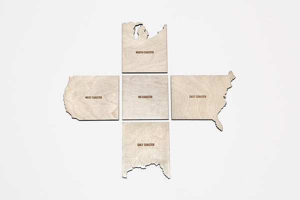 5 Piece Mixed Coasters – Reed Wilson Design